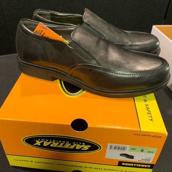 Safetrax | Shoes | Safetrax Mens Slip Resistant Black Dress Shoe | Poshmark
